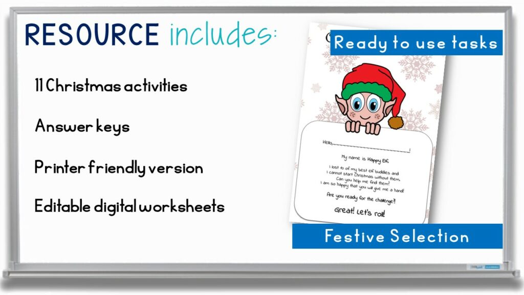 Christmas Escape Room Activities - Elf Hunt Game PRINT-DIGITAL | Made ...
