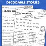 Kindergarten Reading Comprehension Decodable Passages | Made By Teachers