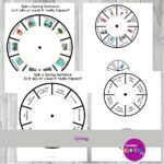 Writing Center or Handwriting Activity Spin a Sentence or Story | Made ...