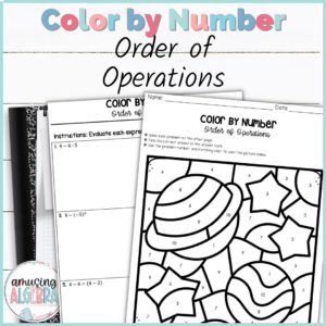 Order of Operations Coloring Activity | Made By Teachers