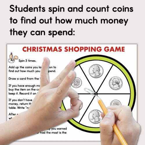 Counting Coins Christmas Shopping Money Game | Made By Teachers