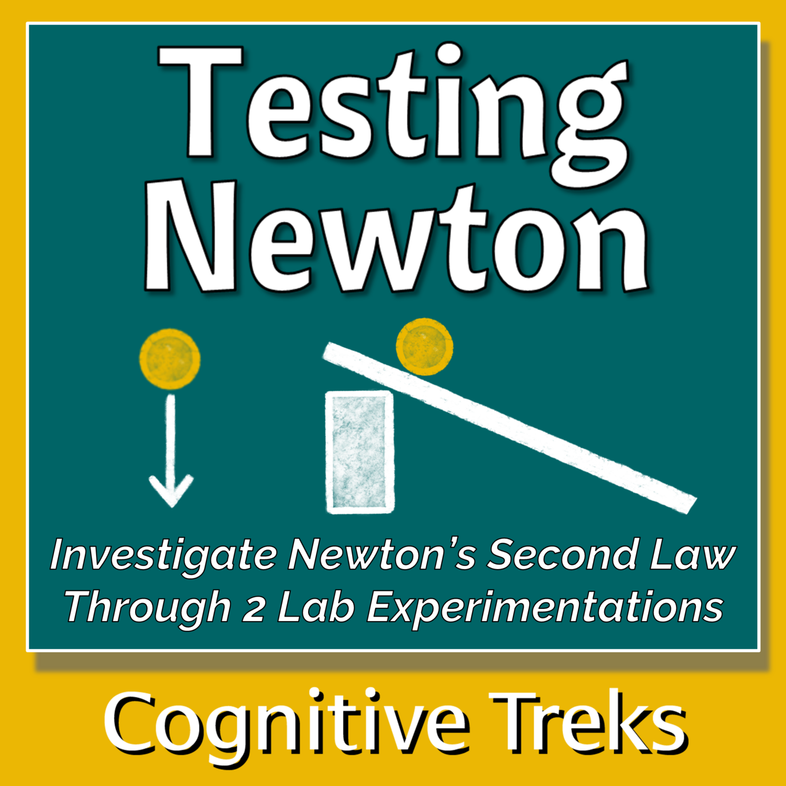 Newton's 3 Laws of Motion Physics Bundle | Inertia, Acceleration ...