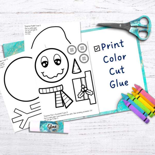 Melting Snowman Winter Craft | Made By Teachers