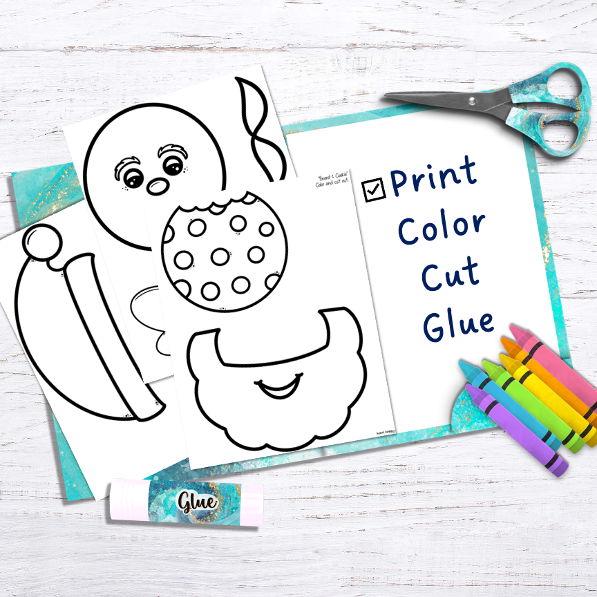 Santa with Cookie Christmas Craft | Made By Teachers