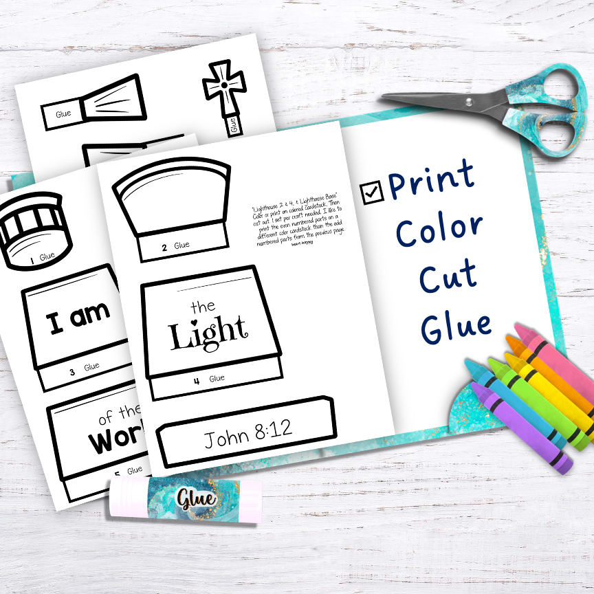 I am the Light Religious Craft | Sunday School | Bible Lessons | Made ...