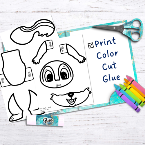 Chipmunk Craft | Forest Woodland Animal Craft | Fall Craft | Made By ...