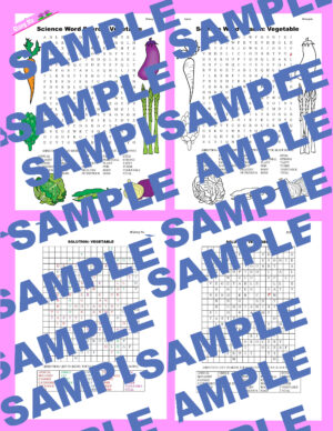 Science Word Search: Vegetable | Made By Teachers
