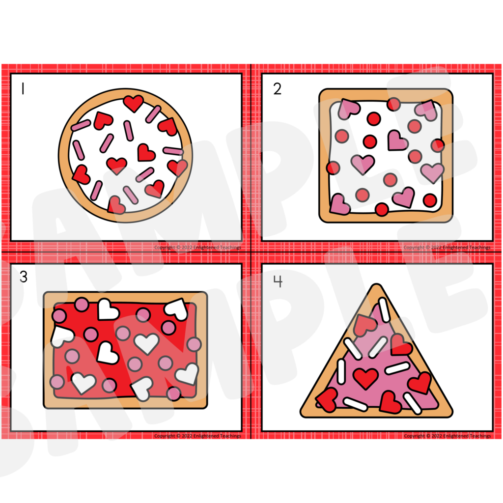 Cookie 2D Shapes Cookie Edition Write the Room Task Cards | Made By ...