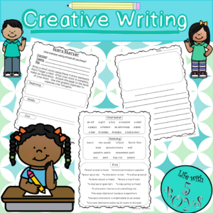 Creative Writing Activities using Character Setting and Plot - Made By ...