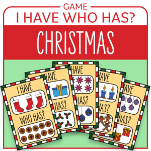 Christmas Activity - I Have, Who Has? Cards Game - Counting 1-10 and ...