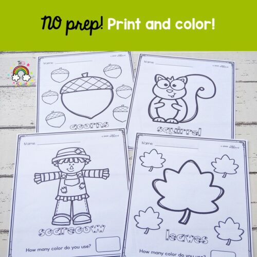 Fall Coloring Book Printable | Made By Teachers