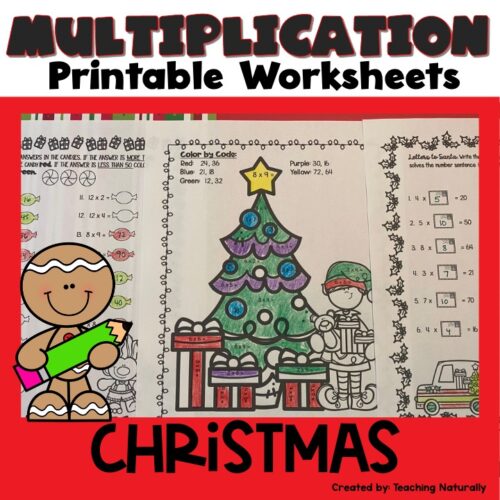 Christmas Multiplication Worksheets | Made By Teachers