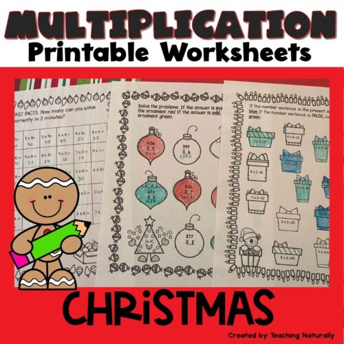 Christmas Multiplication Worksheets | Made By Teachers