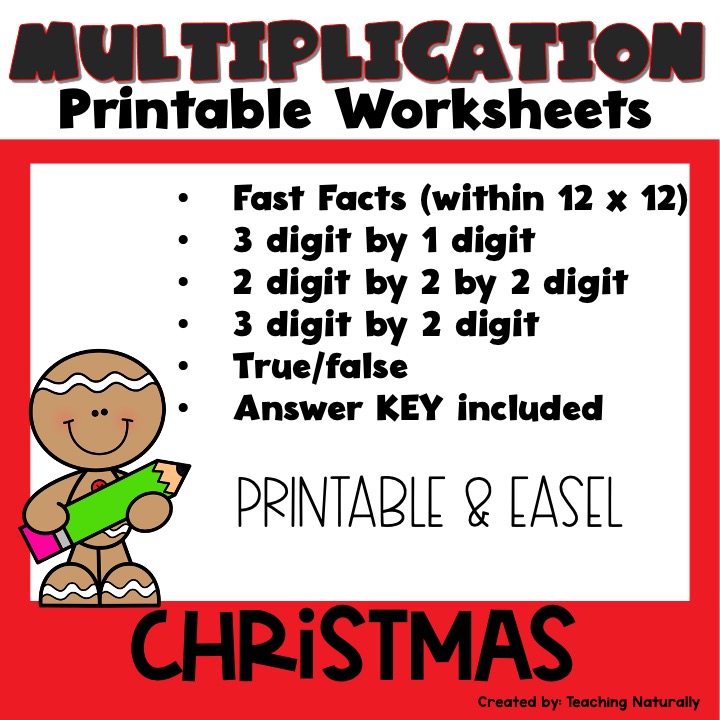 Christmas Multiplication Worksheets | Made By Teachers