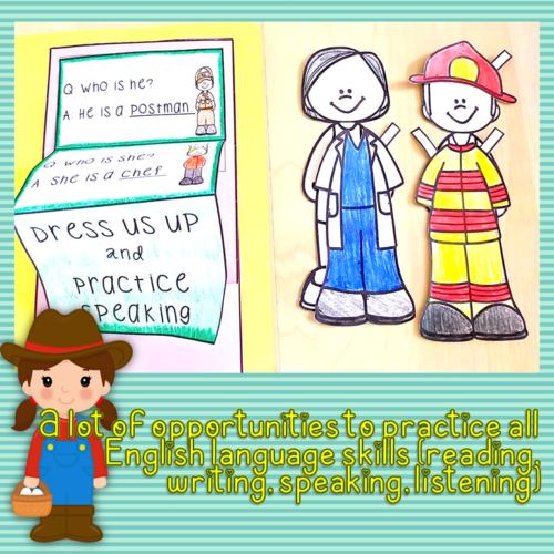 Community Helpers - Jobs Interactive Lapbook | Made By Teachers