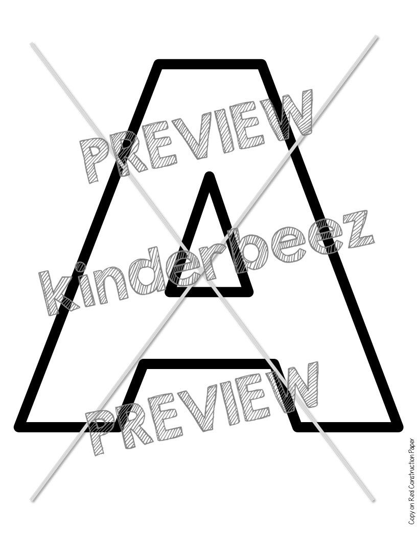 Letter A Craft, Aa is for Ant, Aa is for Apple, Ant Craft, Apple Craft ...