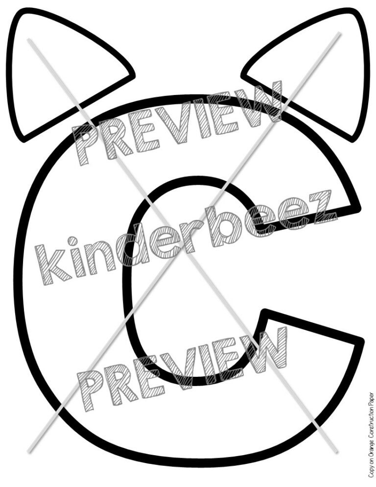 Letter C Craft, Cc is for Cat, Cat Craft | Made By Teachers