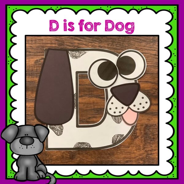 Letter D Craft, Dd is for Dog, Dog Craft | Made By Teachers