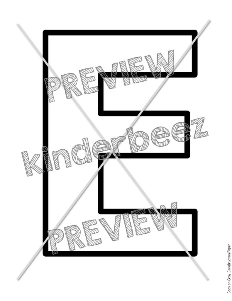 Letter E Craft, Ee is for Elephant, Elephant Craft | Made By Teachers