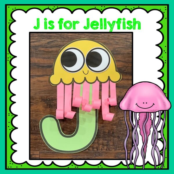 Letter J Craft, Jj is for Jellyfish, Jellyfish Craft | Made By Teachers