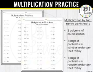 Multiplication Facts Practice Worksheets | Made By Teachers
