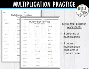 Multiplication Facts Practice Worksheets | Made By Teachers