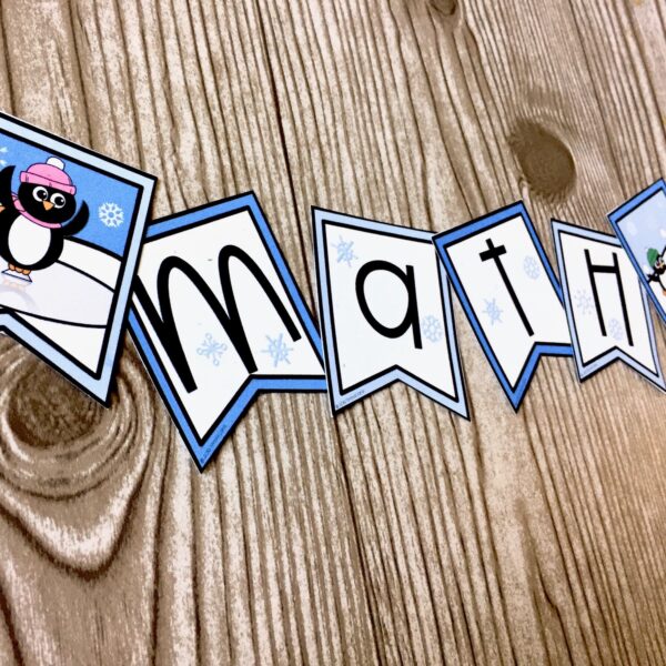 Winter Bulletin Board Letters Banners | Made By Teachers