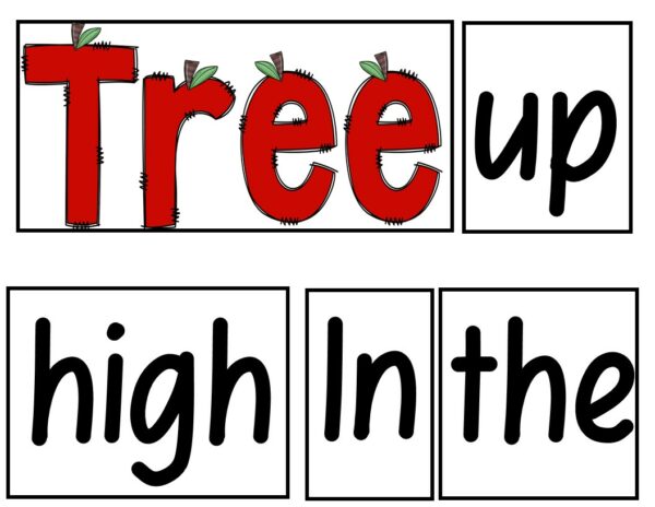 The Apple Tree {Pocket Chart Poem and Graphing Activity} | Made By Teachers