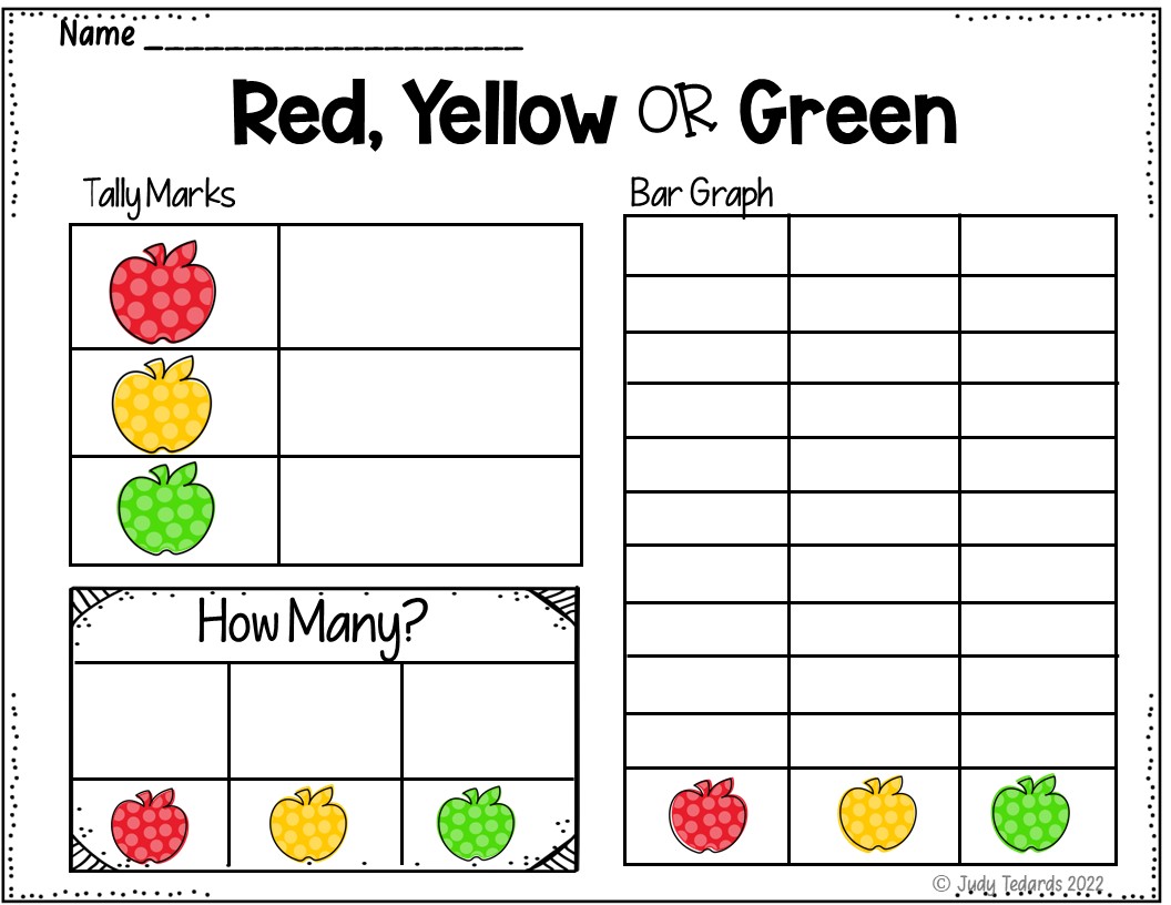 The Apple Tree {Pocket Chart Poem and Graphing Activity} | Made By Teachers