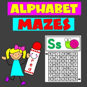 Alphabet Mazes | Letter Recognition Activities | Made By Teachers