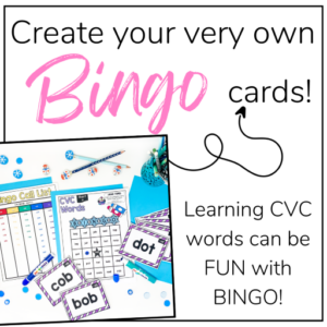 Winter CVC Word BINGO Cards - No Prep Printable & Editable | Made By ...