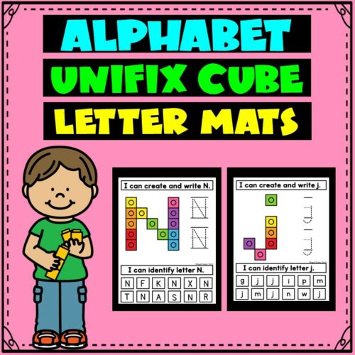 Alphabet with Snap Cubes | Letter Recognition and Fine Motor Skills ...