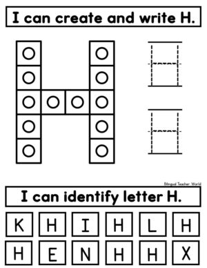 Alphabet with Snap Cubes | Letter Recognition and Fine Motor Skills ...