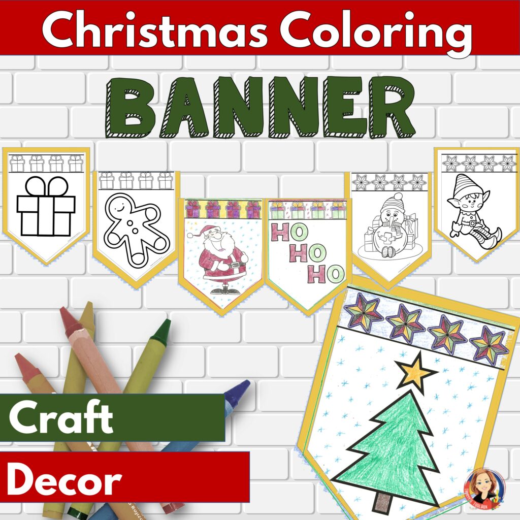 Printable Christmas Coloring Pages to Make Your Own Holiday Decor ...