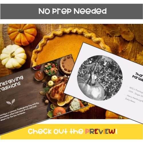 Thanksgiving 1621 to Present PowerPoint Presentation | Made By Teachers