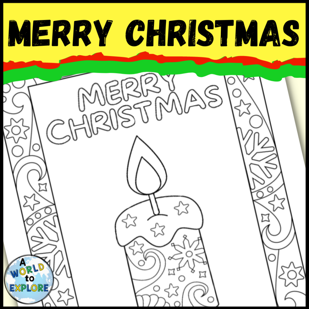 Christmas Mindfulness Coloring Activity with Zentangles | Made By Teachers