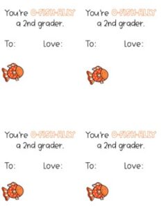 Goldfish Back to School Gift | Made By Teachers