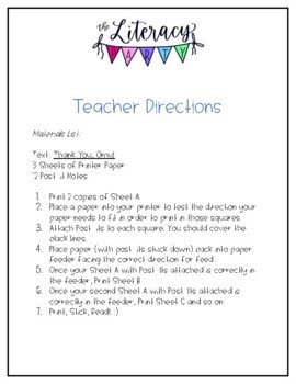 Thank You, Omu! Interactive Read Aloud Guide & Book Companion - Made By ...