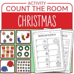 Christmas Math Activity Count The Room Counting Cards 1-20 - Made By ...