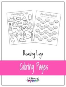 Reading Log Coloring Pages Full Year (by Season and by Month) - Made By ...