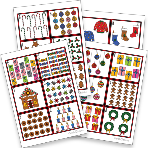 Christmas Math Activity Count The Room Counting Cards 1-20 - Made By ...