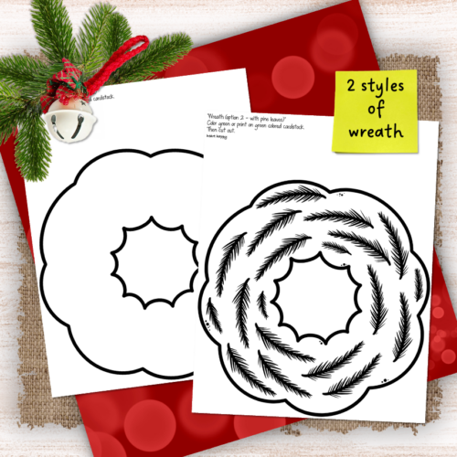 Winter Wreath Craft - Made By Teachers