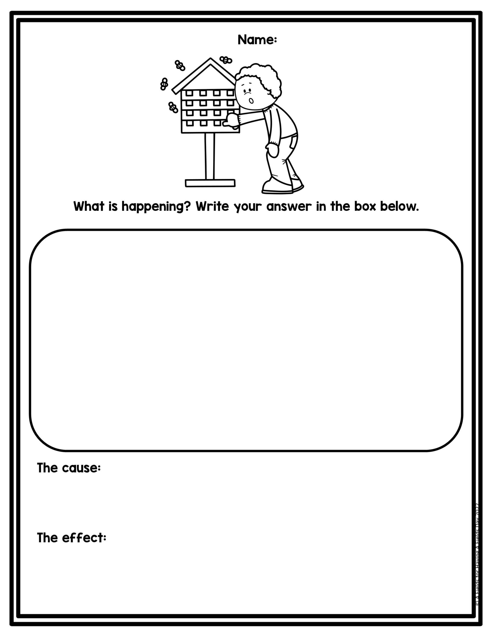 Cause and Effect Creative Writing | Made By Teachers