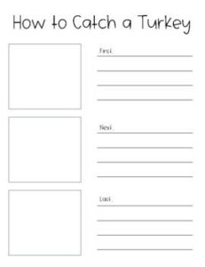 How to Catch a Turkey Book Companion - Made By Teachers