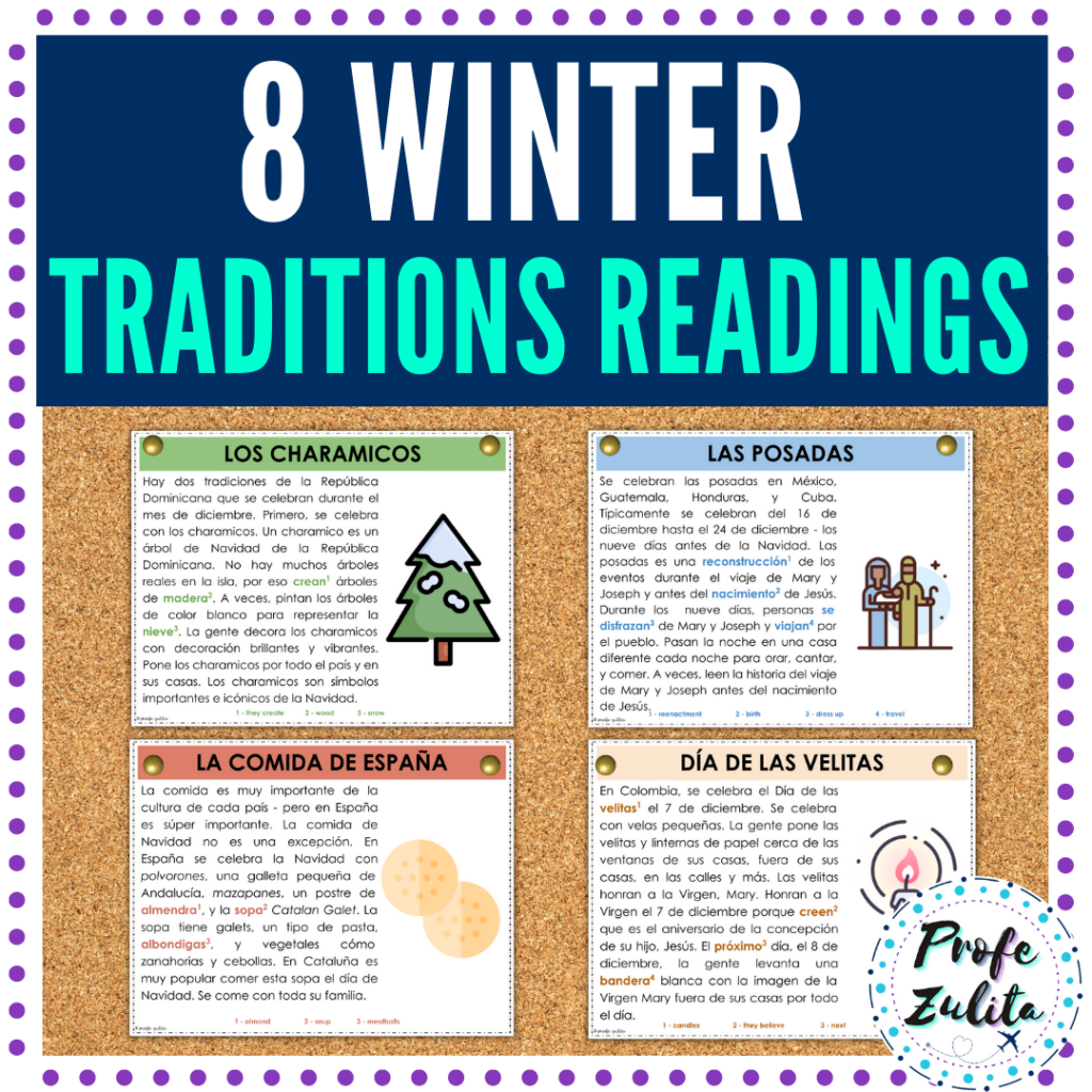 Spanish Winter Traditions Readings of Latin America / Spain | Made By ...