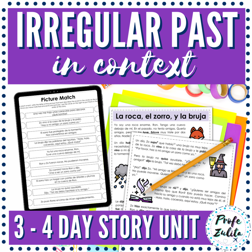 Irregular Preterite Spanish Verbs Reading & Activities with Sweet 16 ...