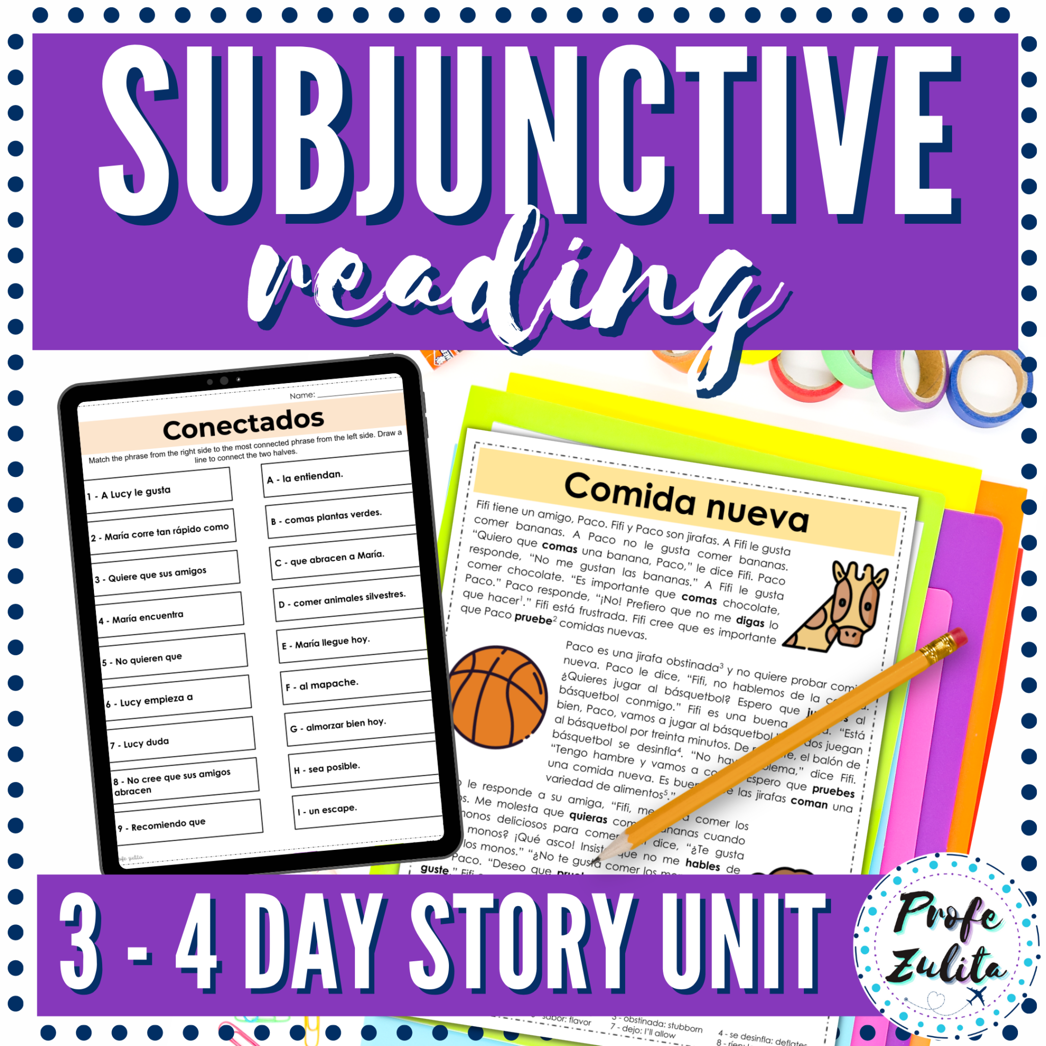 Spanish Present Subjunctive (subjuntivo) Reading & Activities - Fifi ...