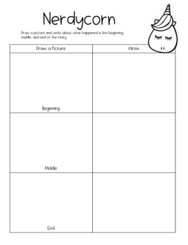 Nerdycorn Book Companion and Craft (Reading Writing & SEL) | Made By ...