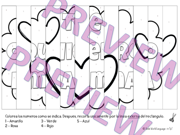 Día de la madre Mother's day Craftivity Agamógrafo Agamograph español ...