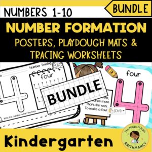 PRINTABLE TRACING NUMBERS 1-10 AND NUMBER FORMATION BUNDLE FOR ...